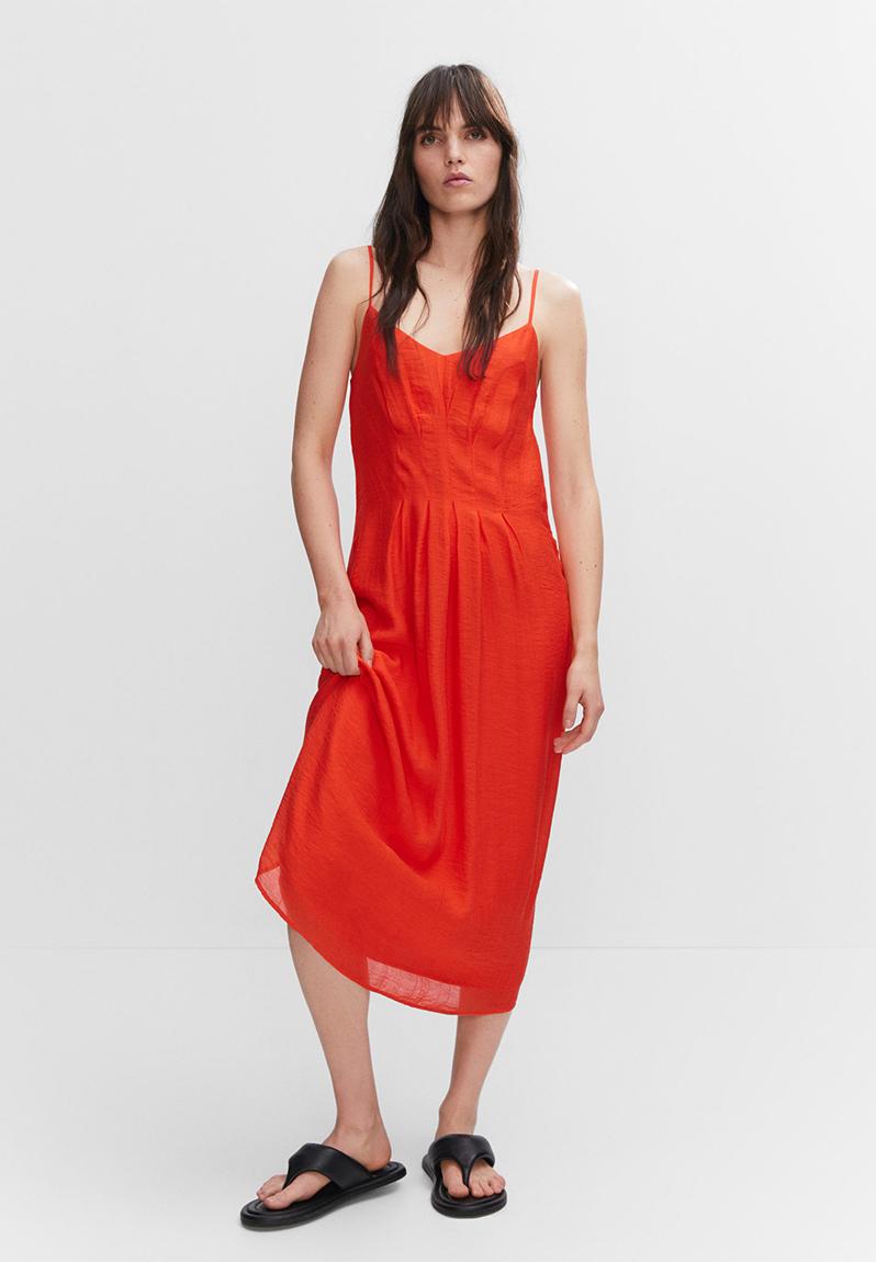 Dress Salinas - coral red MANGO Occasion | Superbalist.com