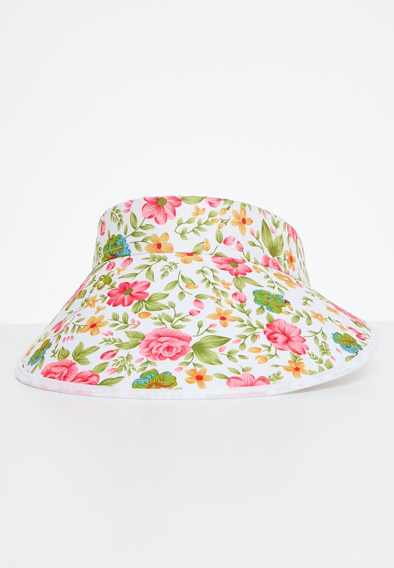 Floral visor - multi