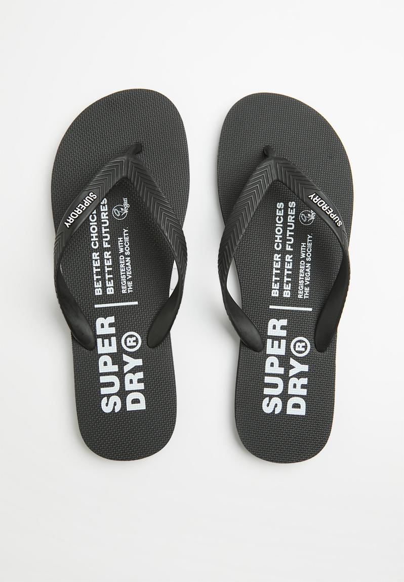Studios recycled flip flop - black