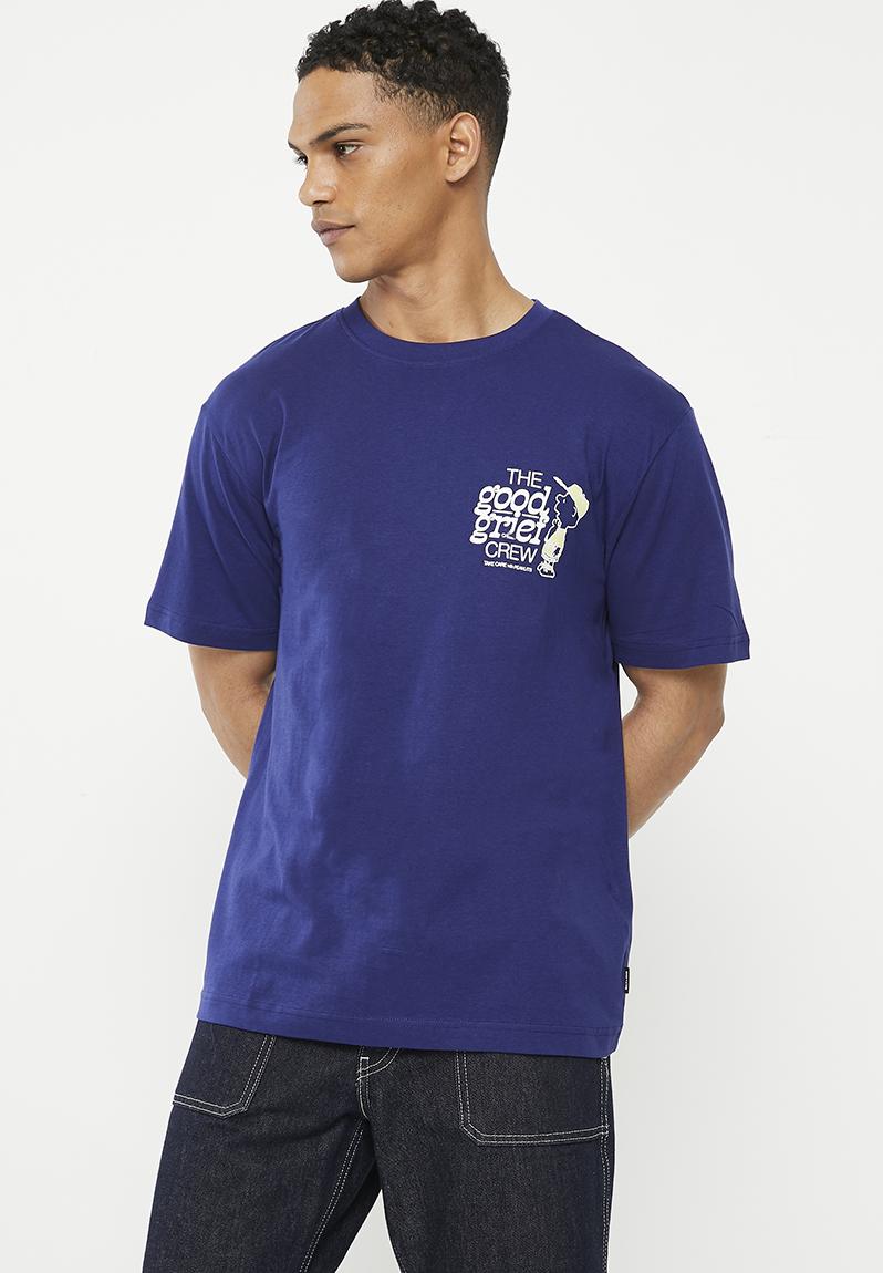 Onspeanuts rlx short sleeve tee - beacon blue