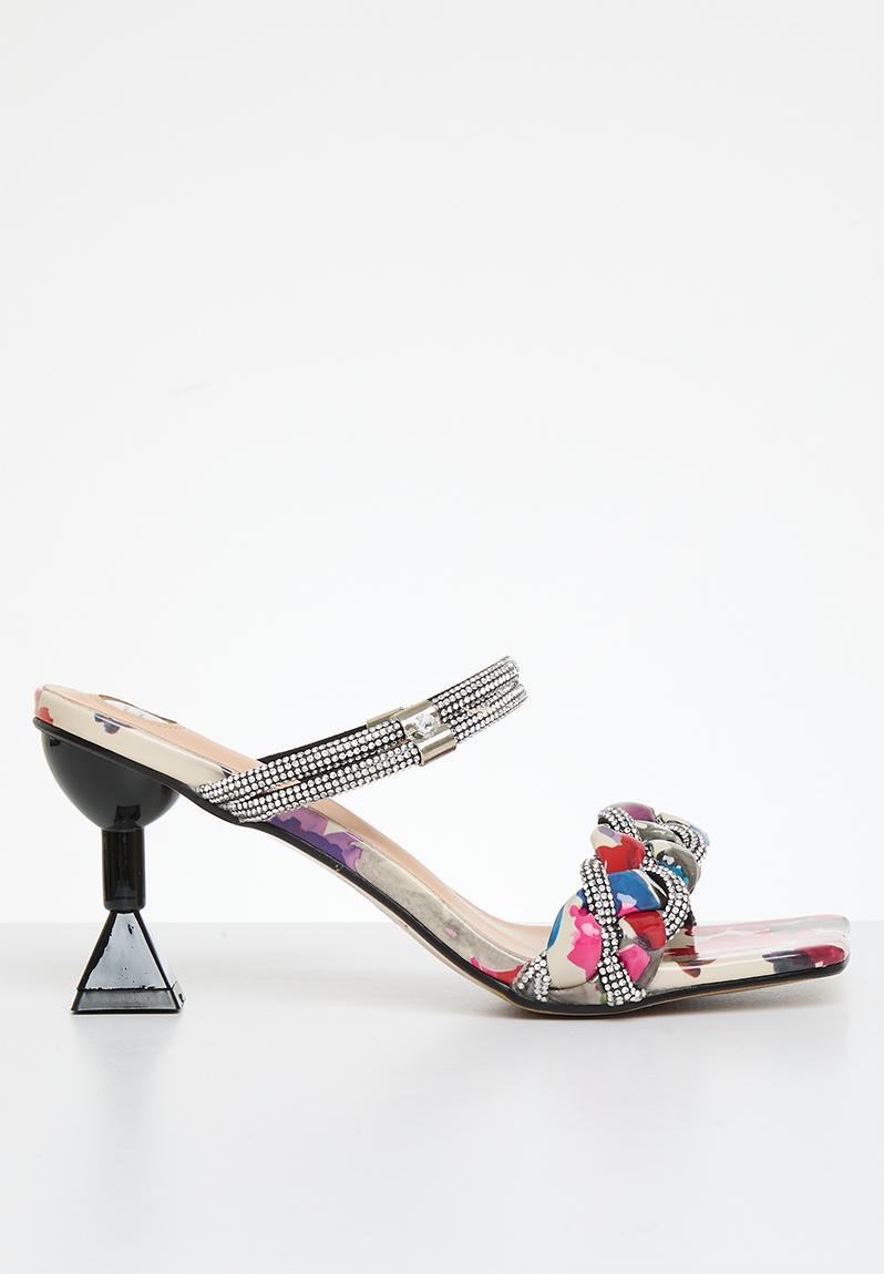 Shedy mule heel - floral multi
