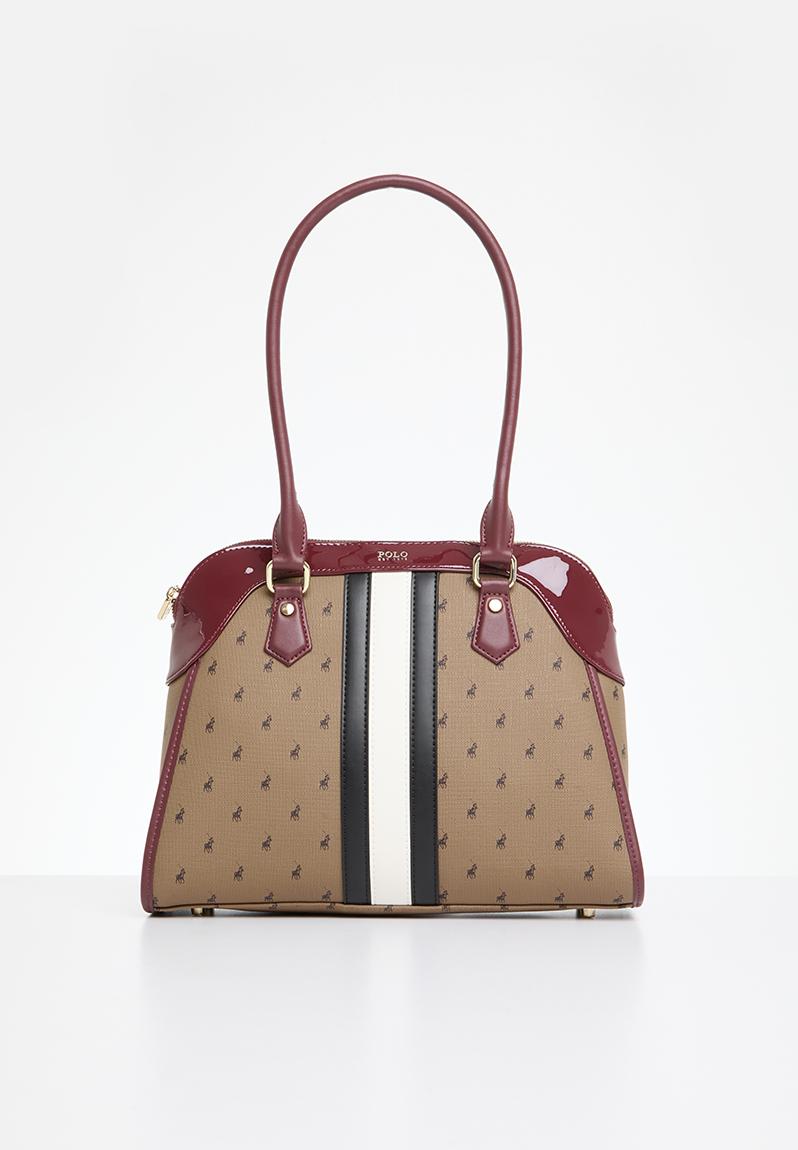 Shopper - burgundy