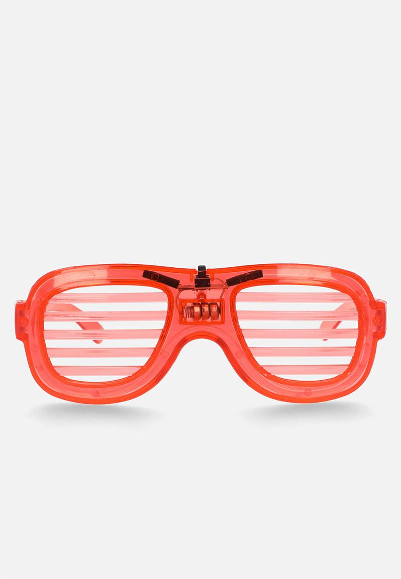 Led sunglasses - red