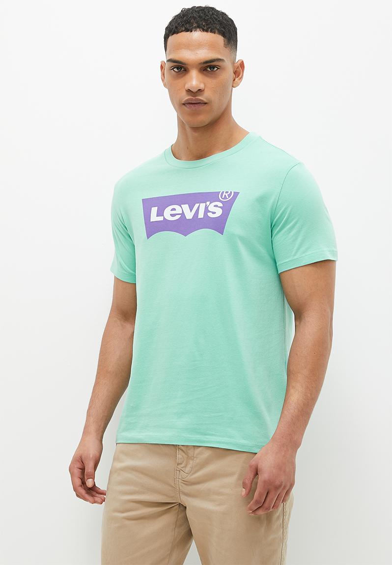 Graphic crew neck tee za ssnl core bw was - light green Levi’s® T ...