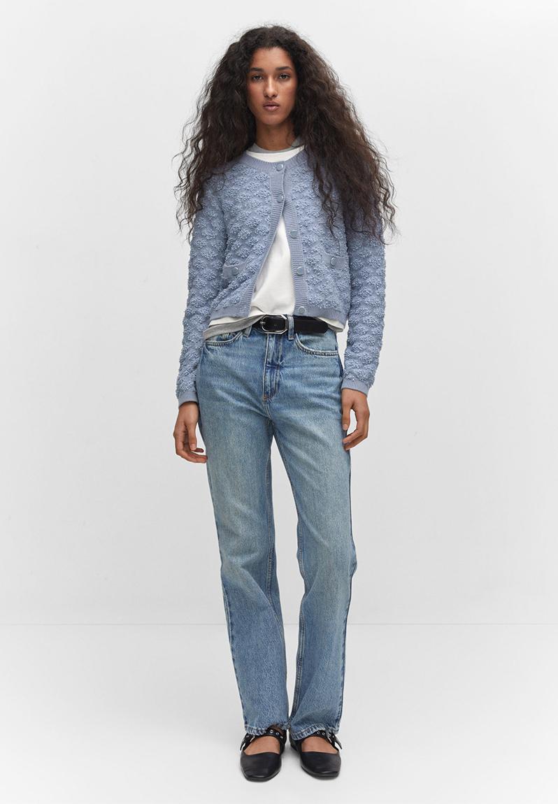 Cardigan mbappe - light pastel blue MANGO Knitwear | Superbalist.com