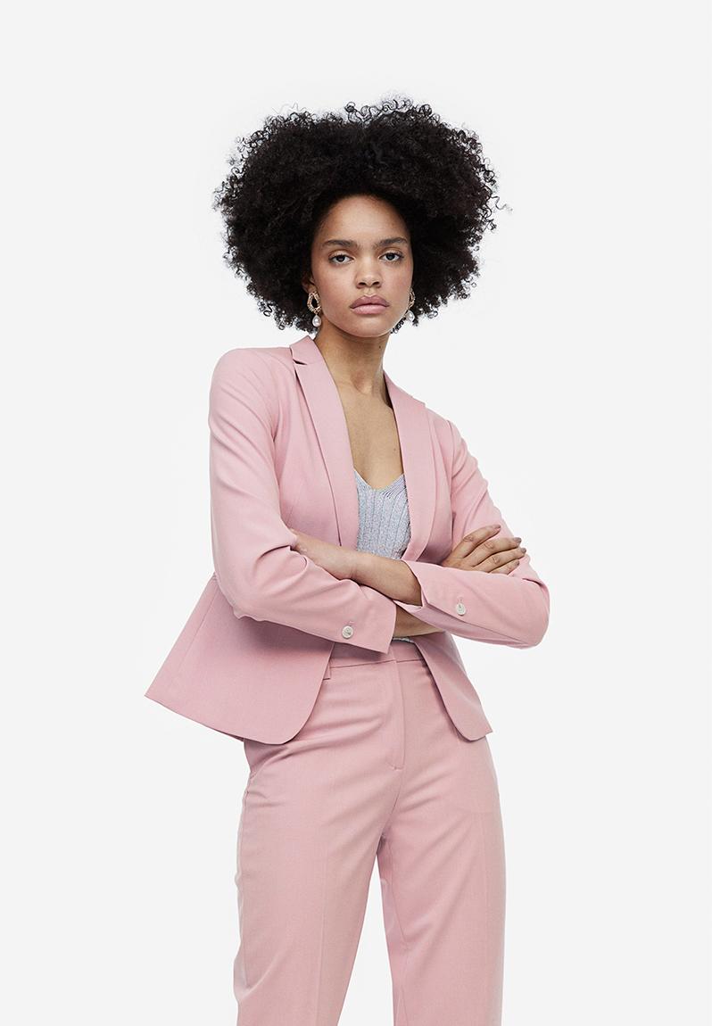 Fitted jacket - light pink - 0988242016