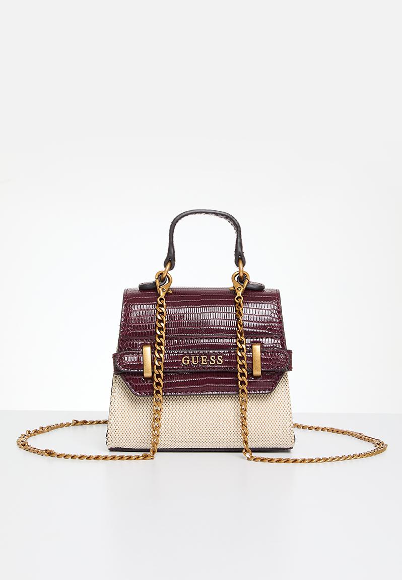 Sestri micro mini-natural/plum