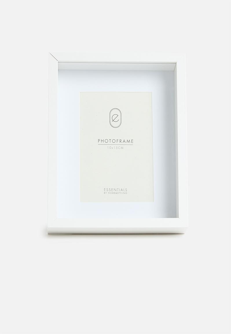 Simple photo frame - white 10 x 15