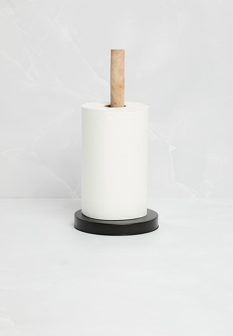 Kitchen roll holder-black