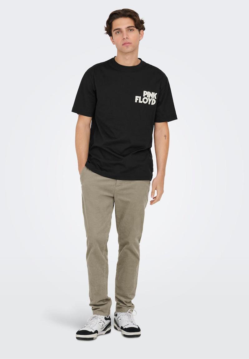Pink Floyd Rlx Ss Tee - Black