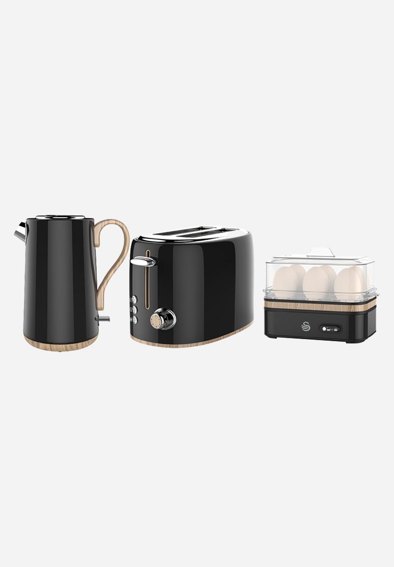 Swan Wooden Breakfast Pack - Black