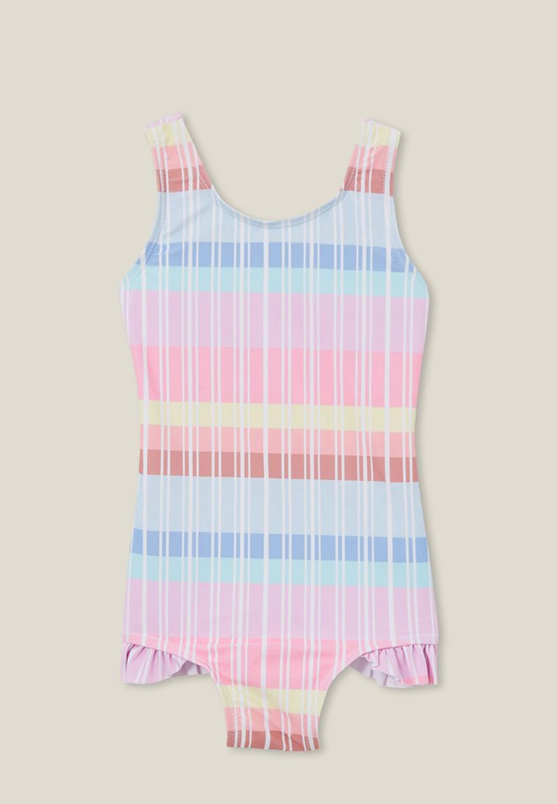 Remi one piece - vanilla/rainbow pastel Cotton On Swimwear ...