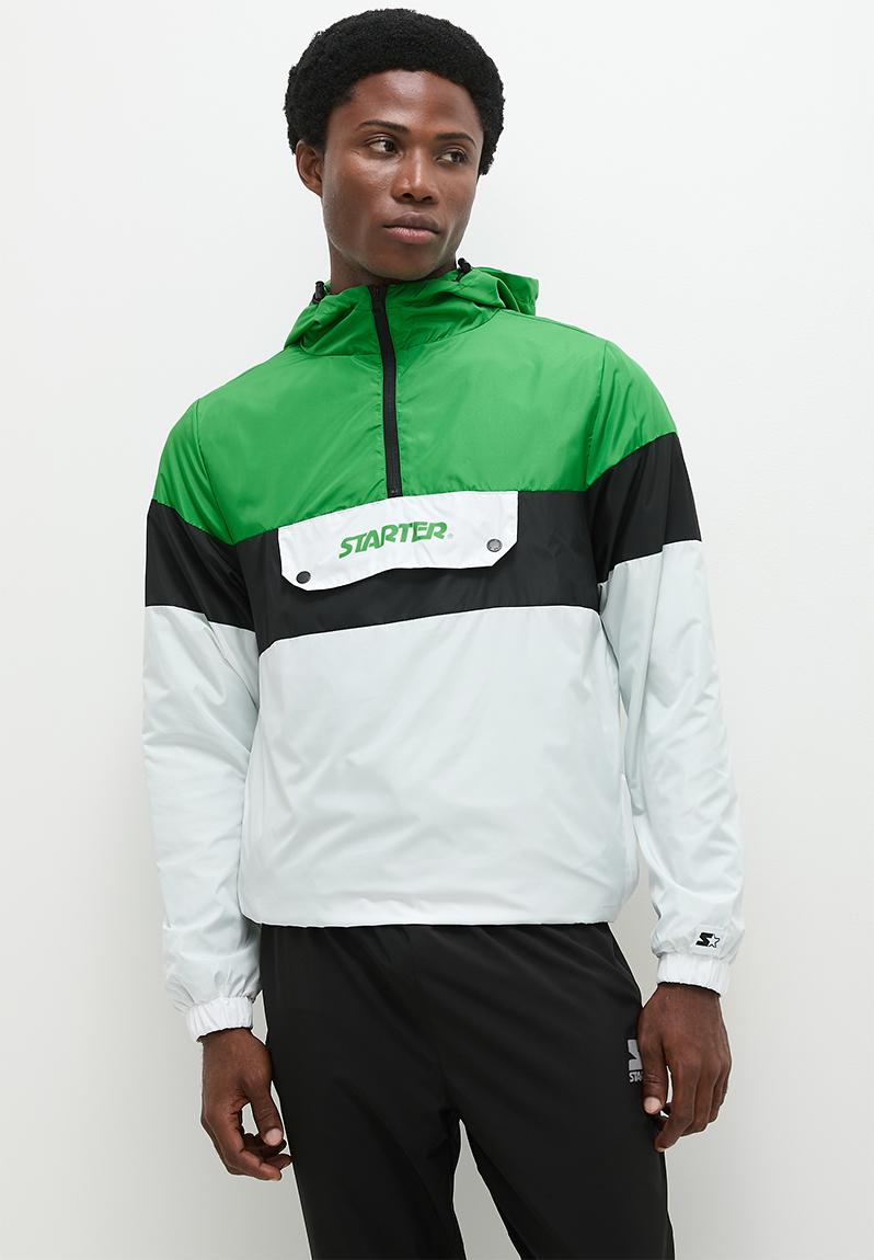Starter Jess Wind Breaker - Celtic Green/Black/White