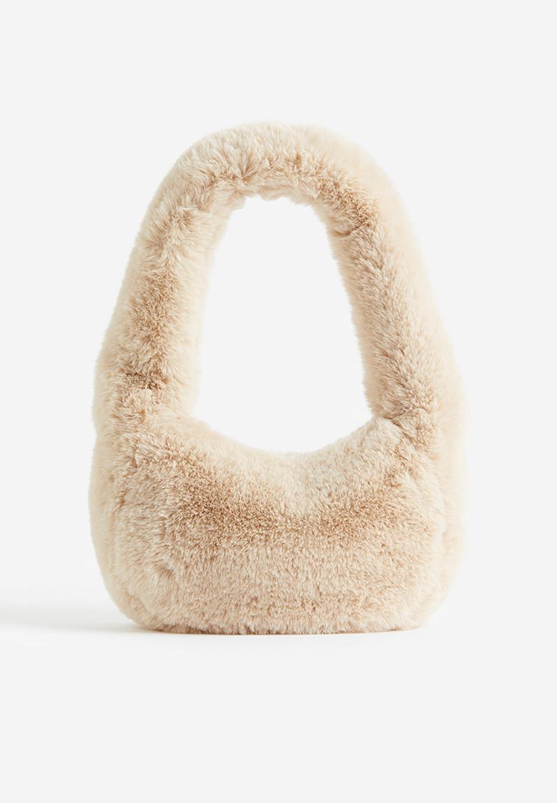 Fluffy shoulder bag - beige - 1177062001 H&M Accessories | Superbalist.com