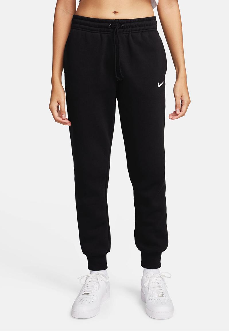 Nike Sportswear Phoenix Fleece Mid-Rise Tracksuit Bottoms - Black
