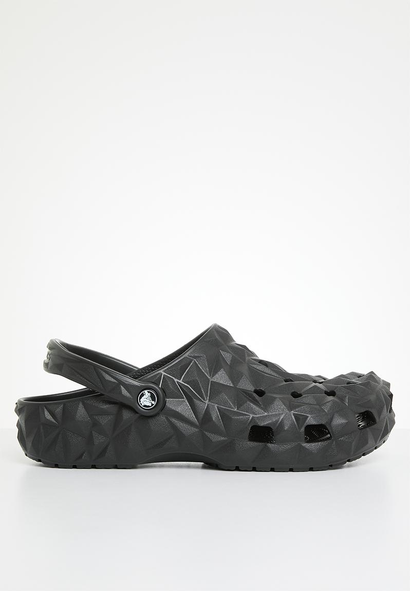 Classic Geometric Clog Black