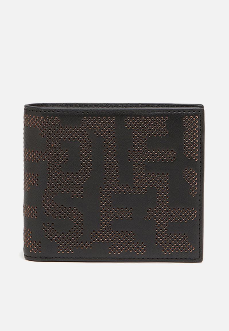 Pc Monogram Bi-Fold Coin S 3D Wallet - Black