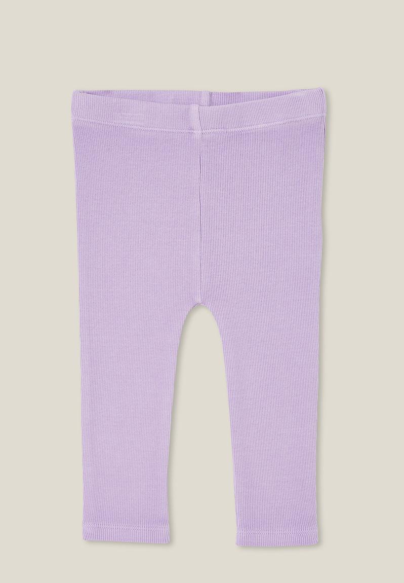 The row rib skinny legging - lilac drop wash,1 Cotton On Pants & Jeans ...