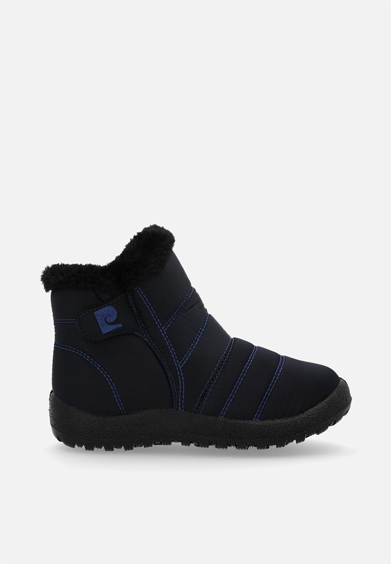 Casey Quilted Boot - Navy/Blue