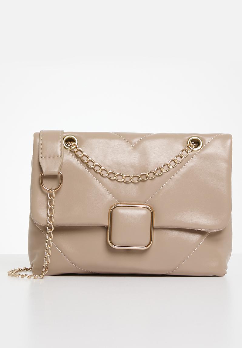 Sloane clutch bag - beige
