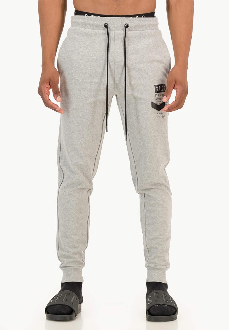 Vega signature slimline fit pants - grey melange
