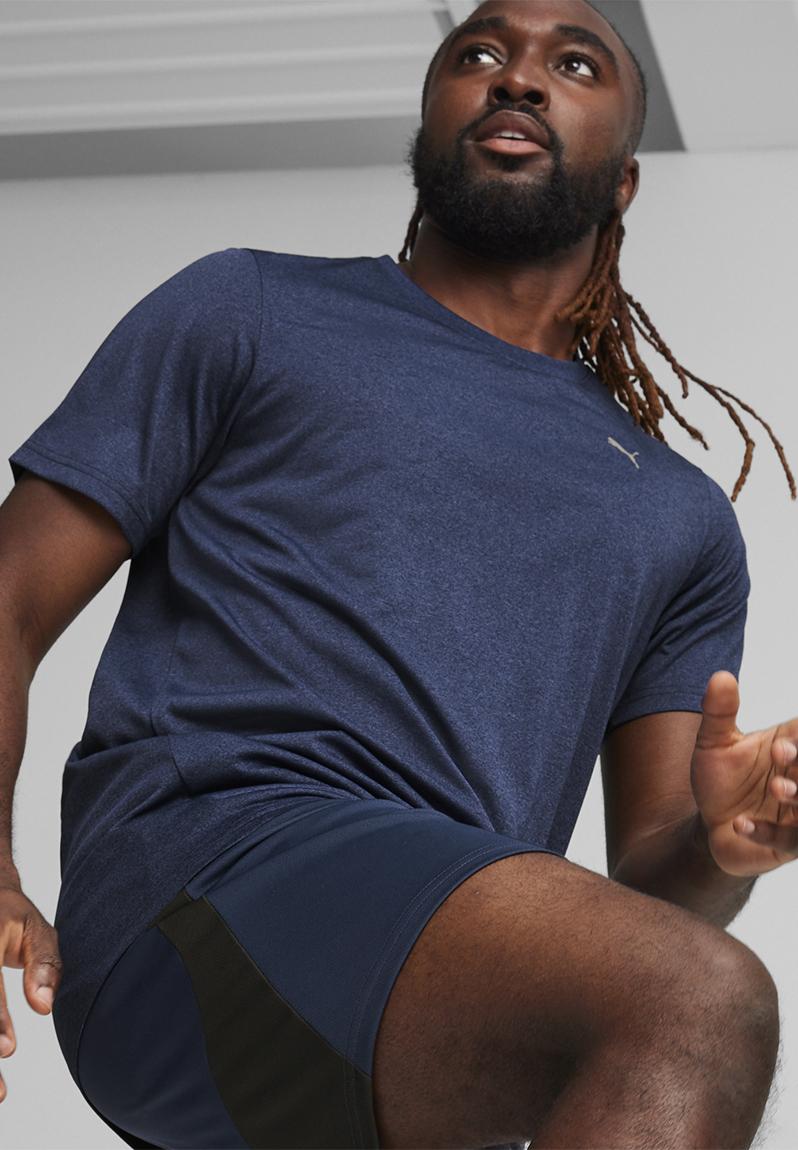 Performance heather tee m - club navy heather PUMA T-Shirts ...
