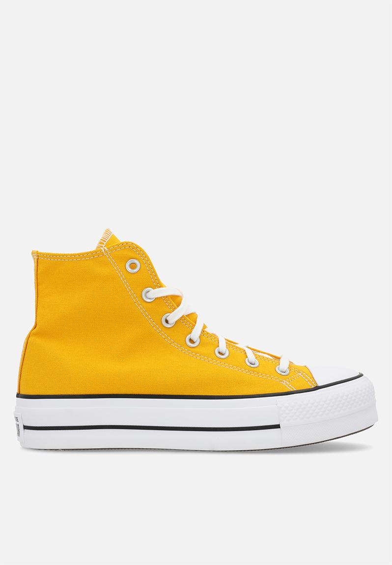 Chuck taylor all star lift platform - yellow/white/black Converse ...