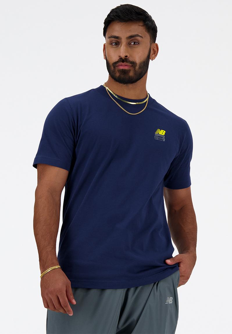 New balance bookshelf tee - nb navy New Balance T-Shirts | Superbalist.com