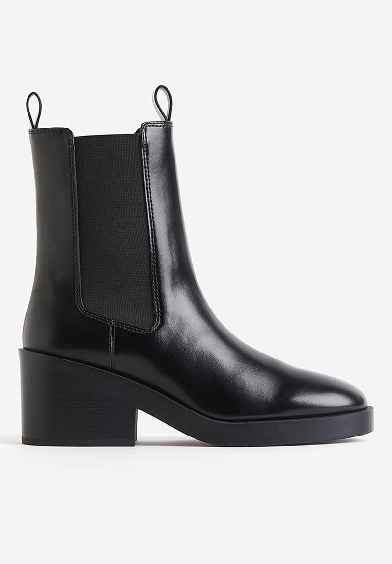 Heeled chelsea boots - black - 1165977001