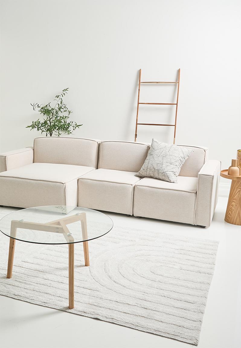 Utopia modular corner wedge - natural