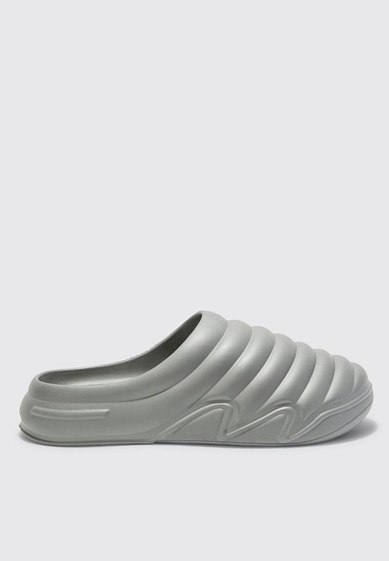 Moulded mule - grey