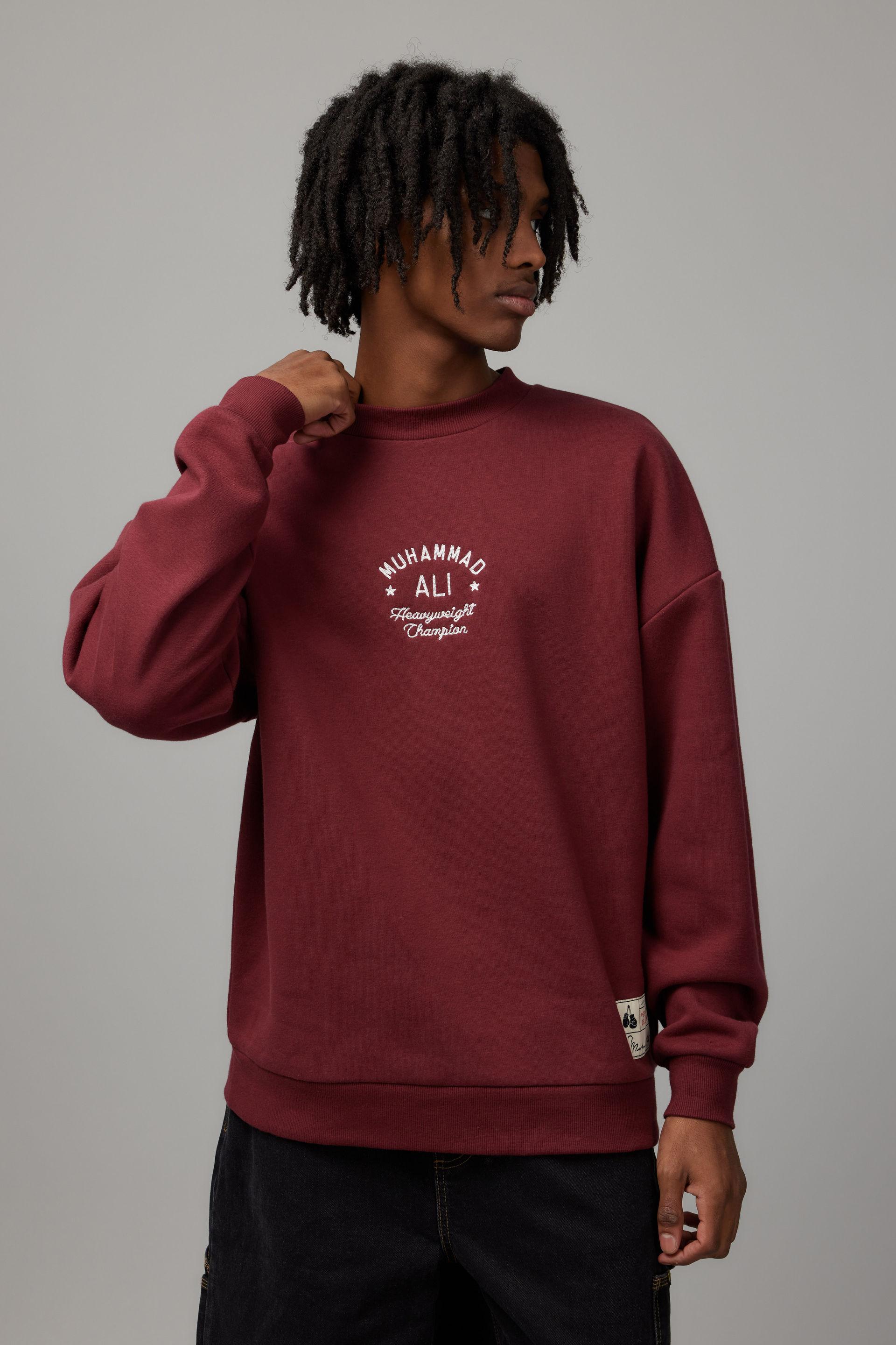 Muhammad ali crew - lcn ali burgundy/ali of all time