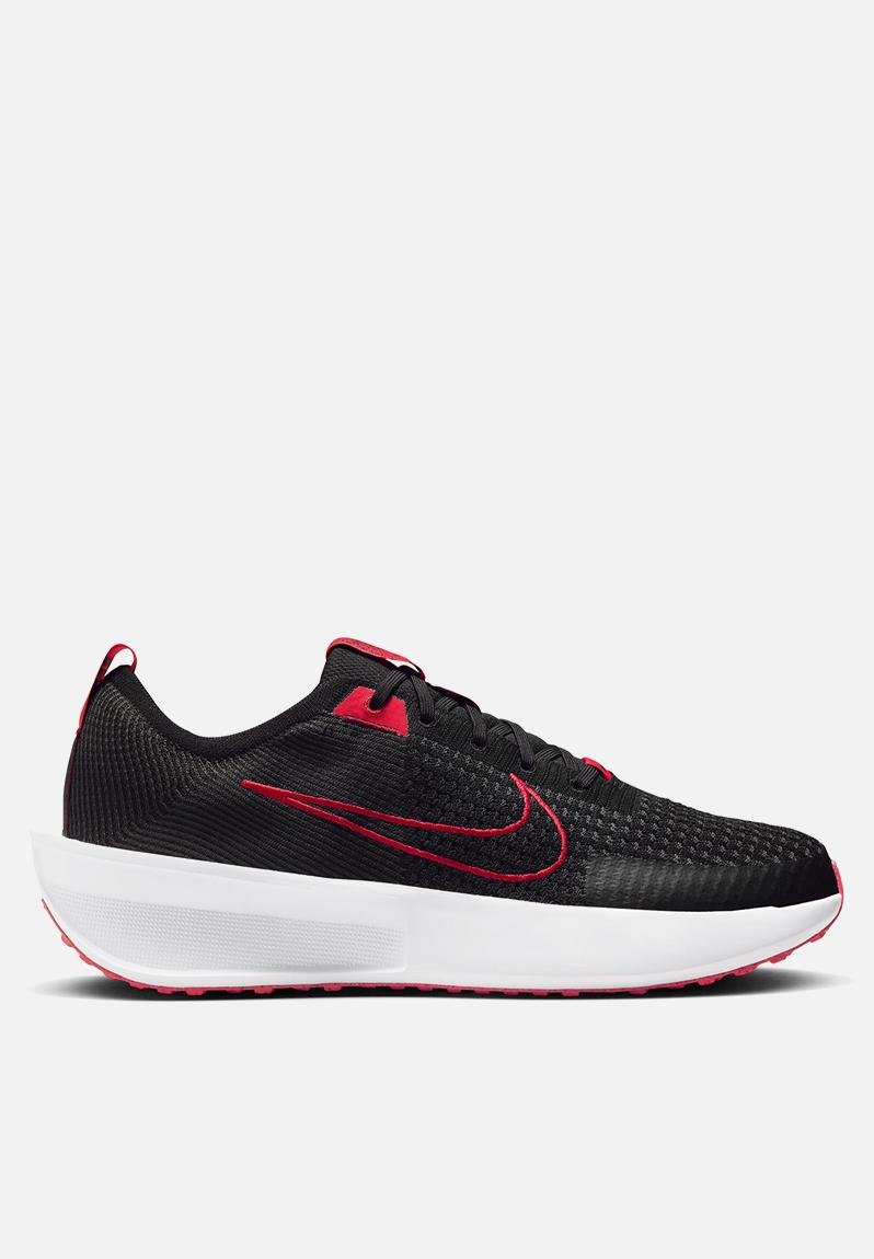 Nike Interact Run - FD2291-007 - BLACK/FIRE RED-ANTHRACITE-WHITE