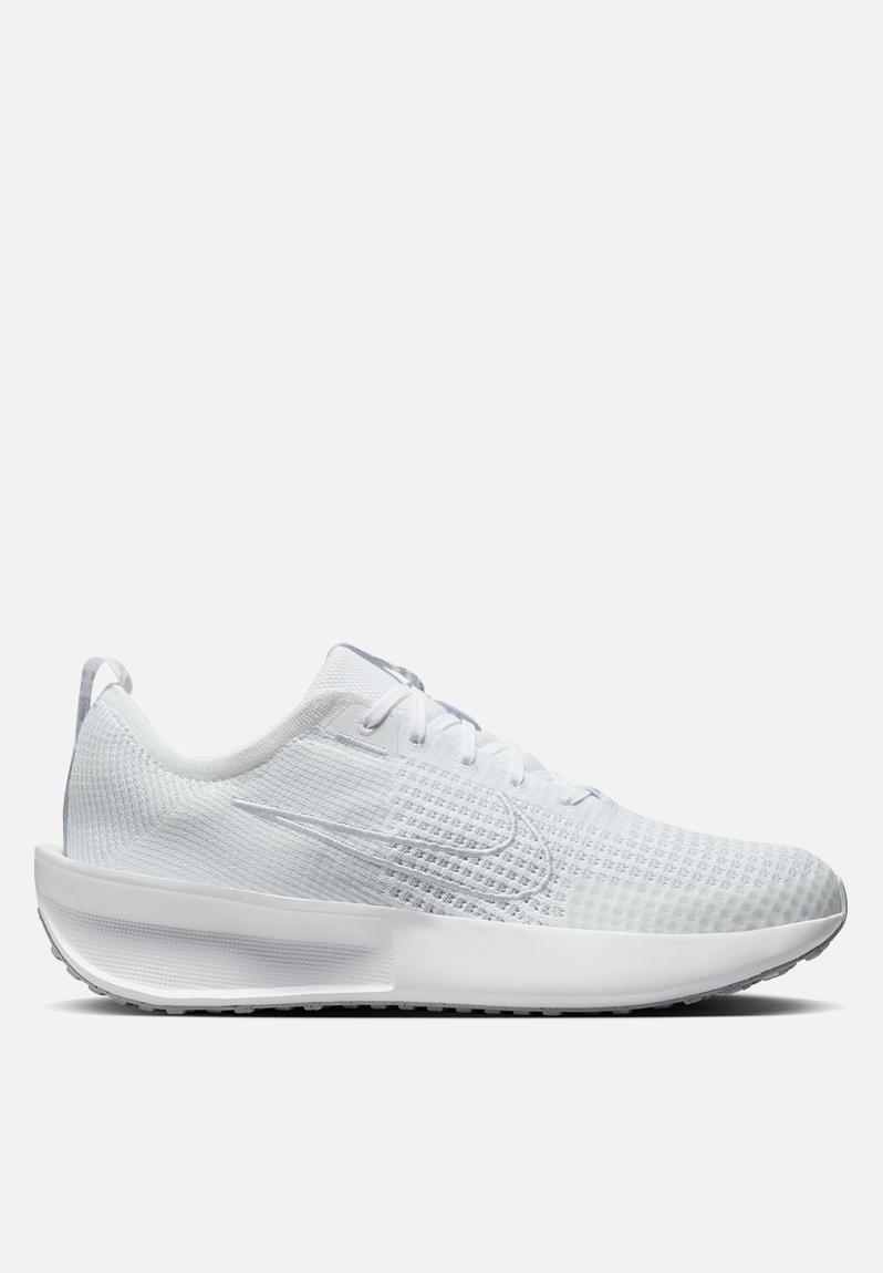 Nike Interact Run - FD2291-104 - WHITE/PURE PLATINUM-WOLF GREY