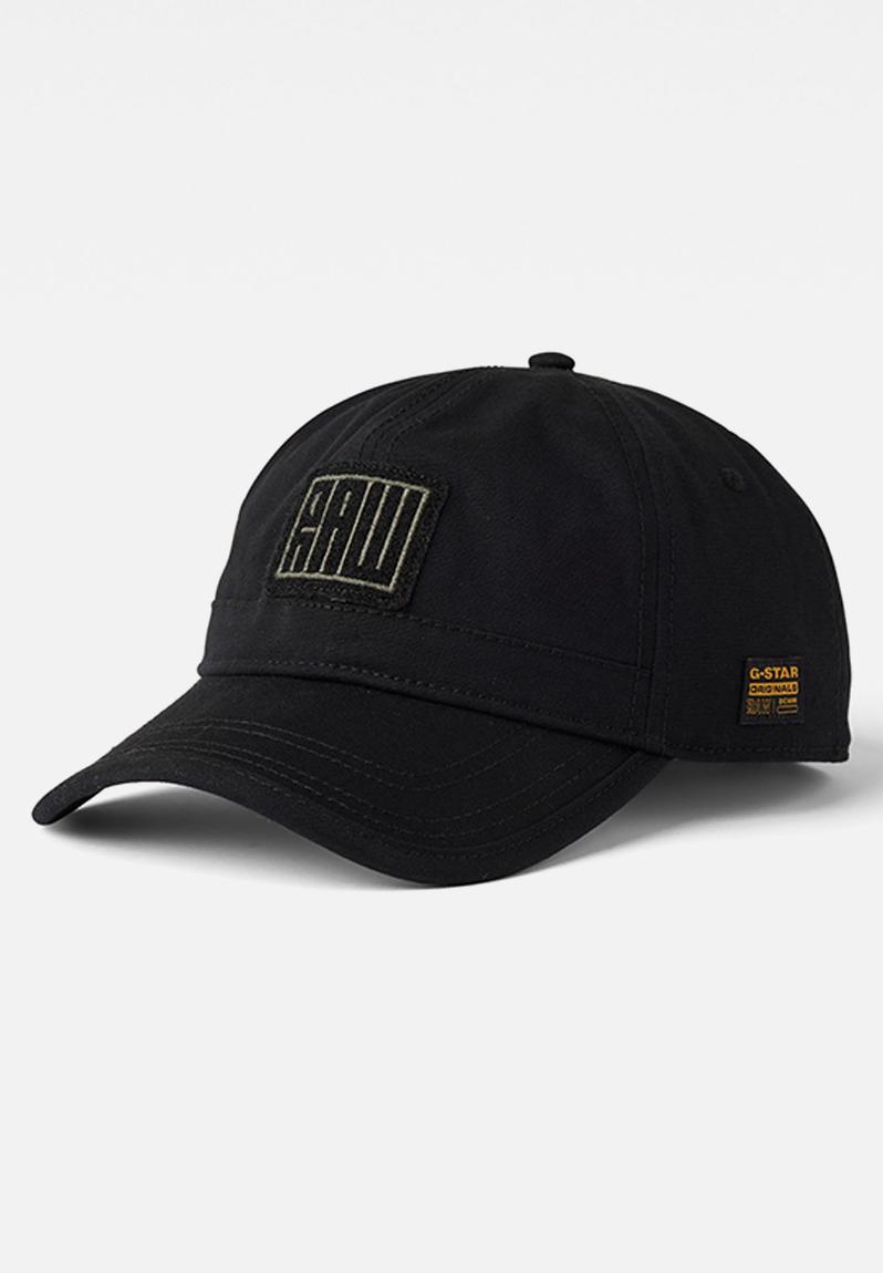 Avernus Badge Baseball Cap - Dark Black G-STAR Headwear | Superbalist.com