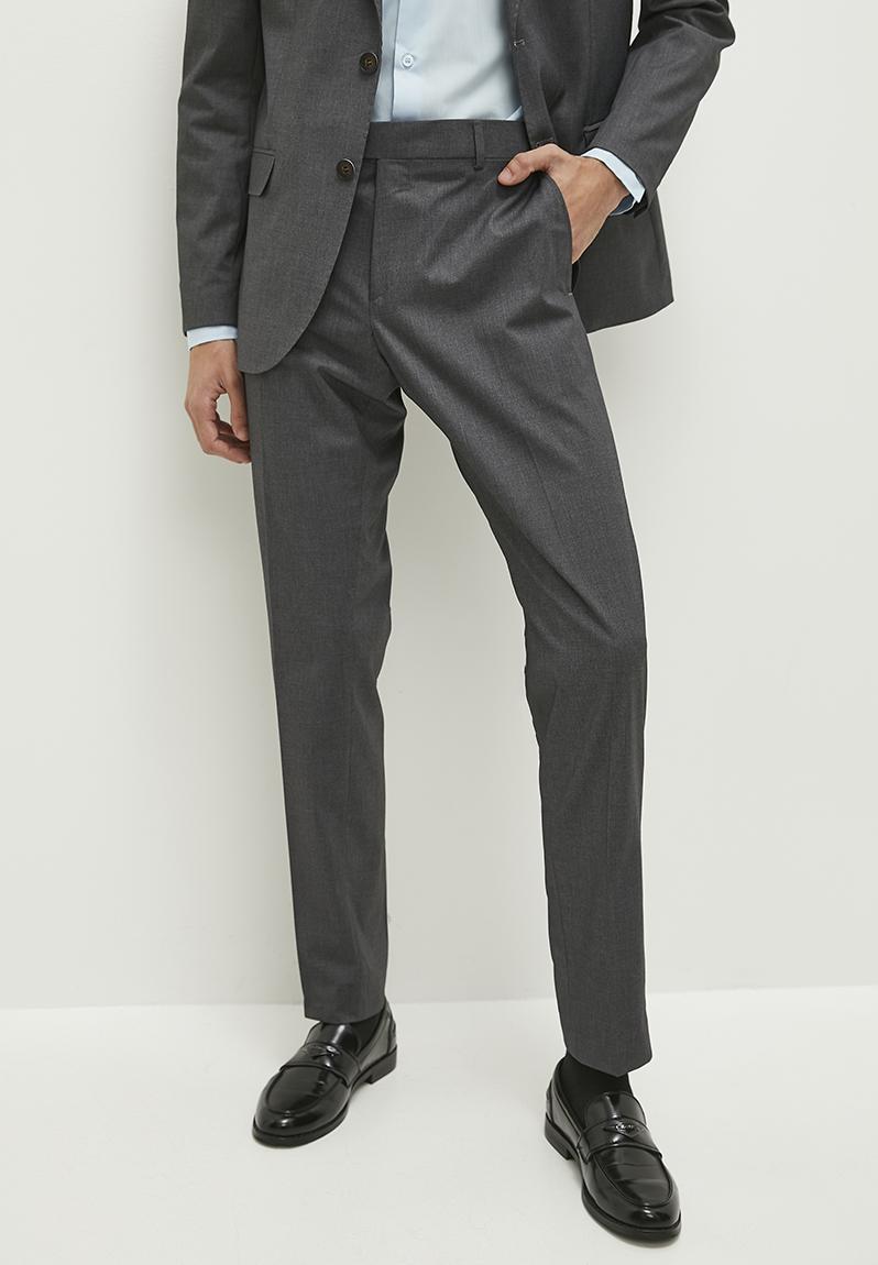 Regular Fit Formal Pant - Grey