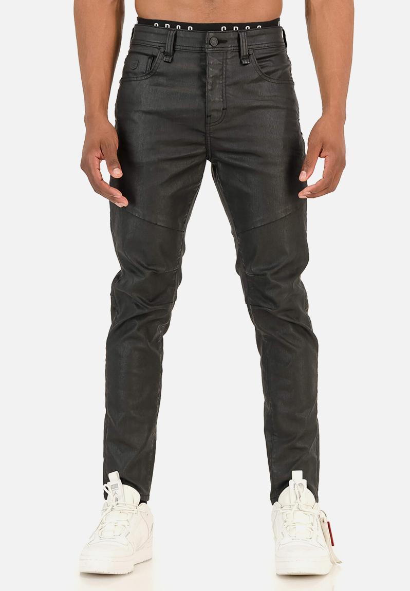 Metropolis fashion sabre fit jeans - black