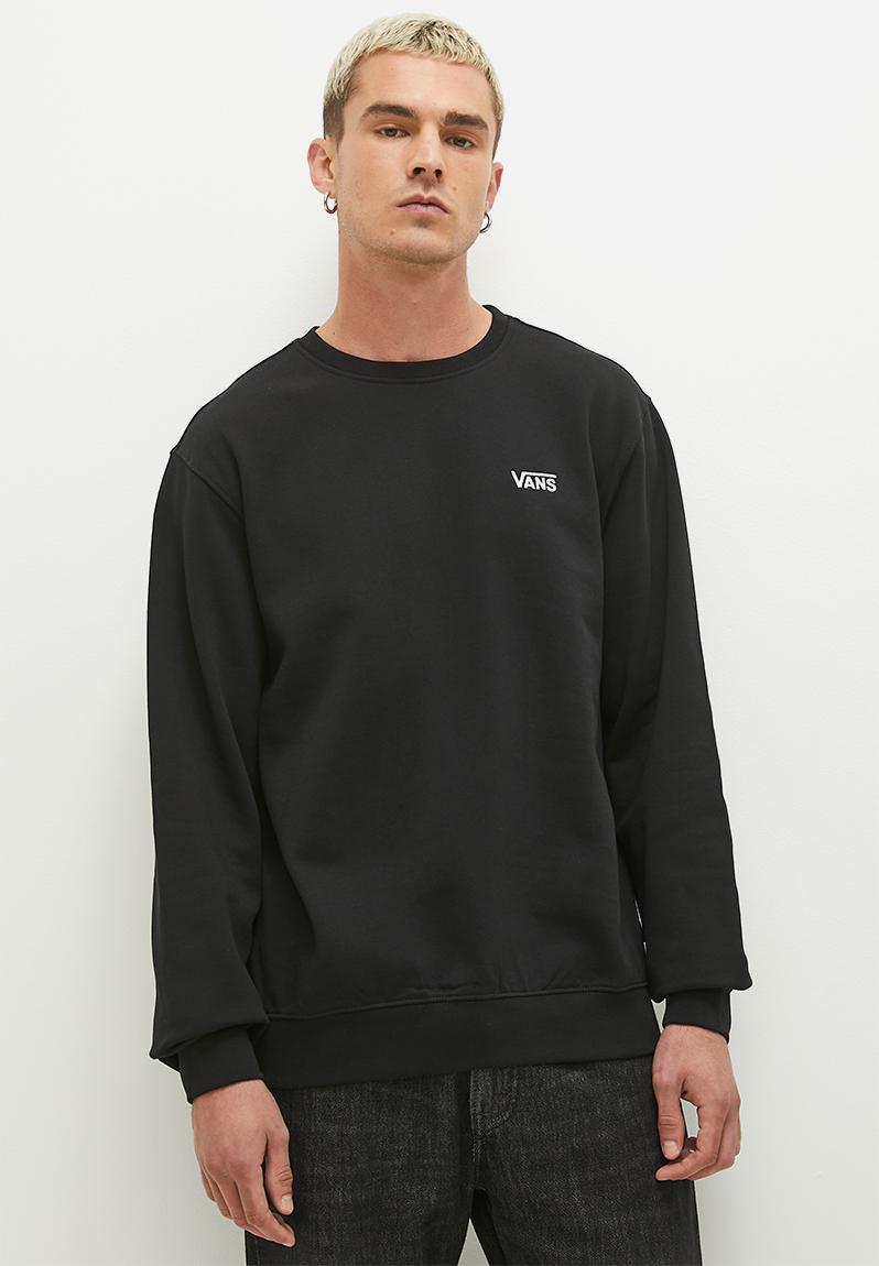 Core basic crew fleece - black Vans Hoodies & Sweats | Superbalist.com