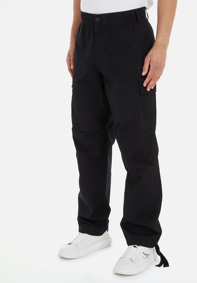 Essential Regular Cargo Pant - Ck Black CALVIN KLEIN Pants & Chinos ...