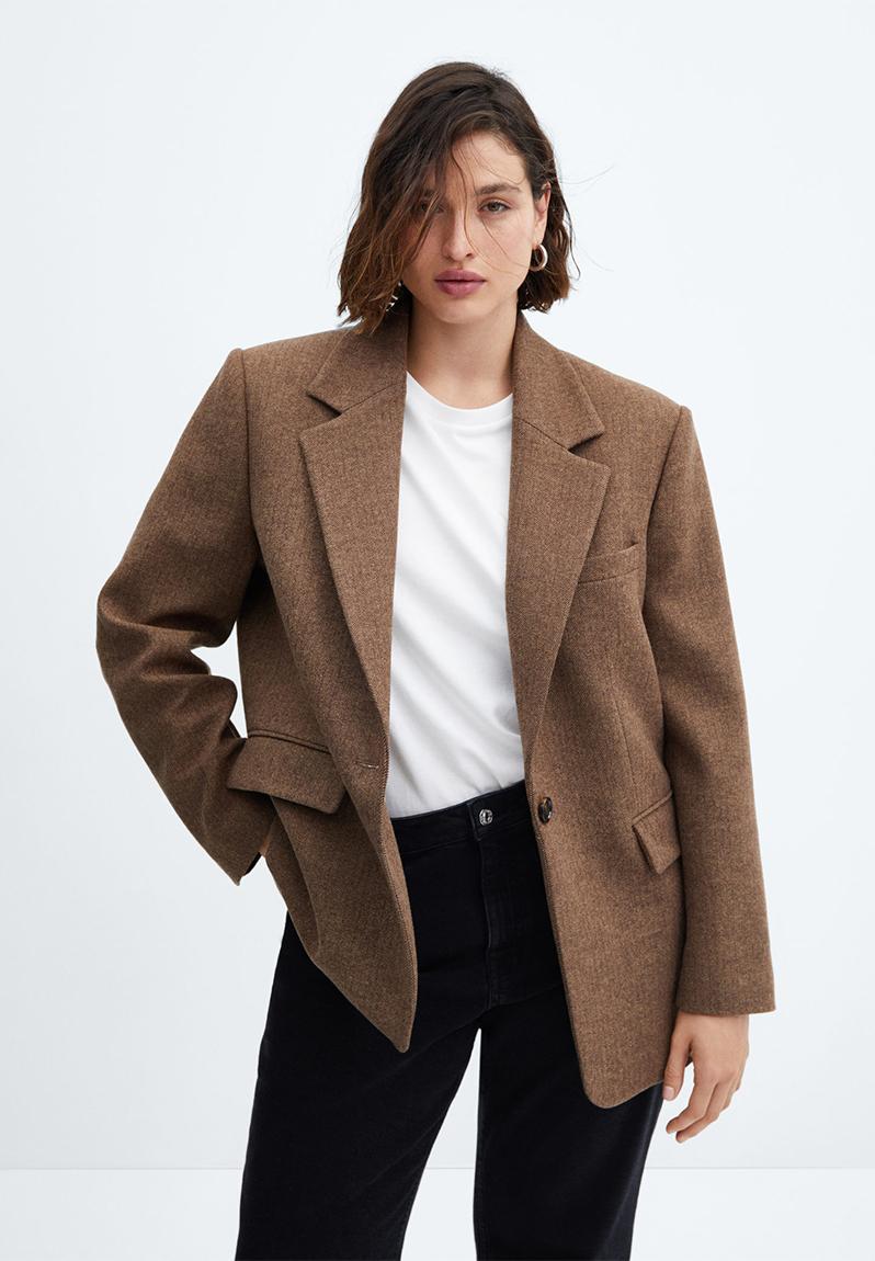 Plus Blazer Mexico - Brown MANGO Jackets & Coats | Superbalist.com