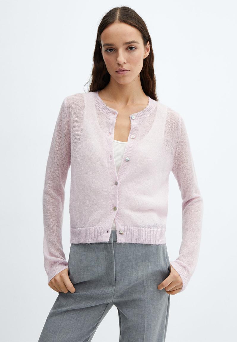 Cardigan Leviosa - Light/ Pastel Pink MANGO Knitwear | Superbalist.com