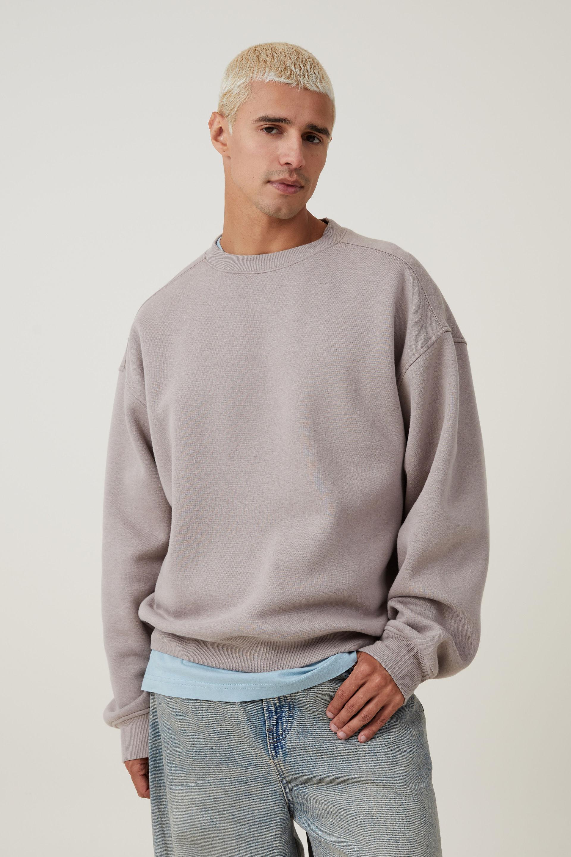 Box Fit Crew Sweater - Dusk