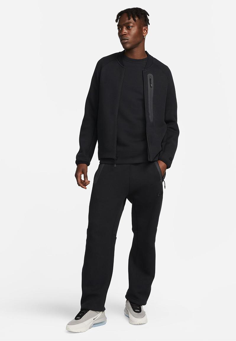 M nk tch flc n98 jkt - black