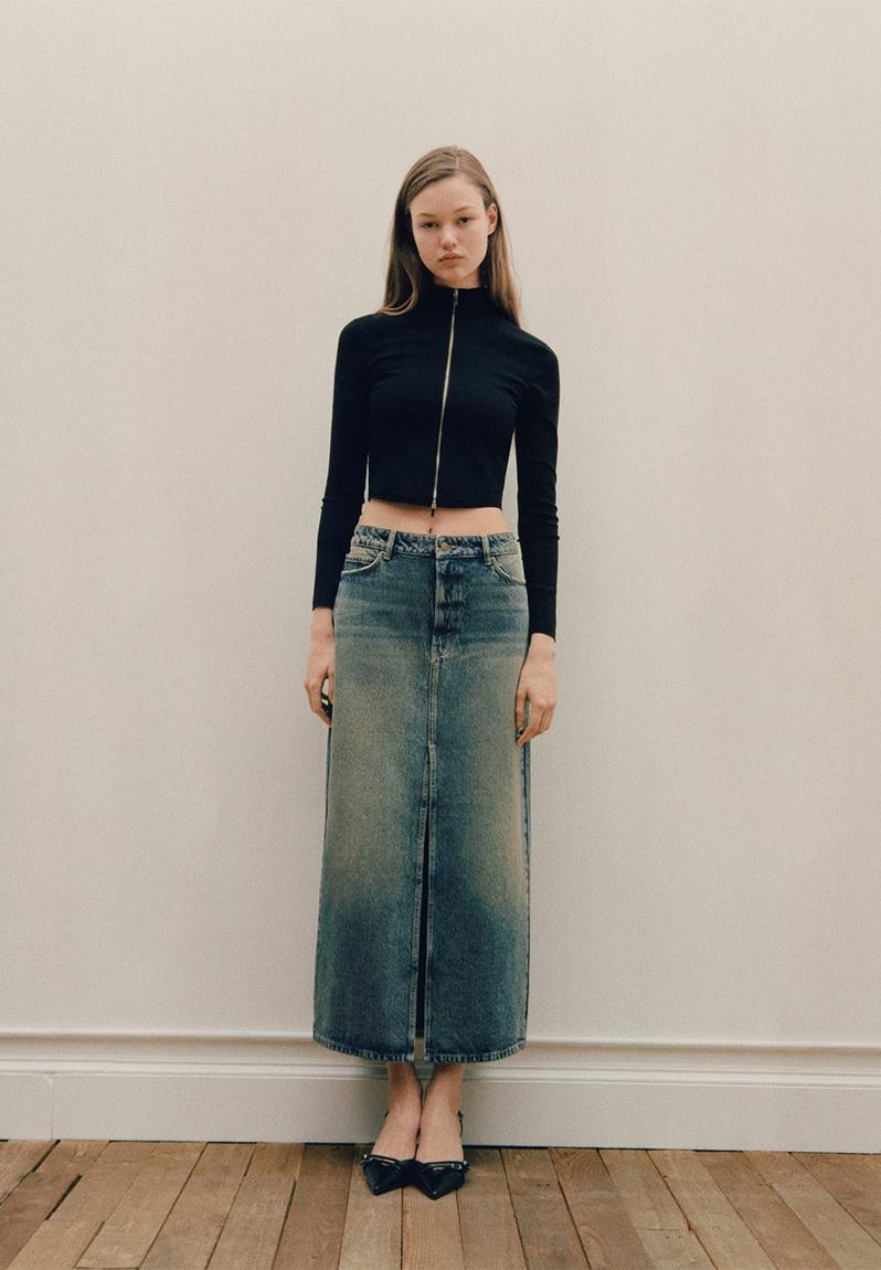 Skirt abele - open blue