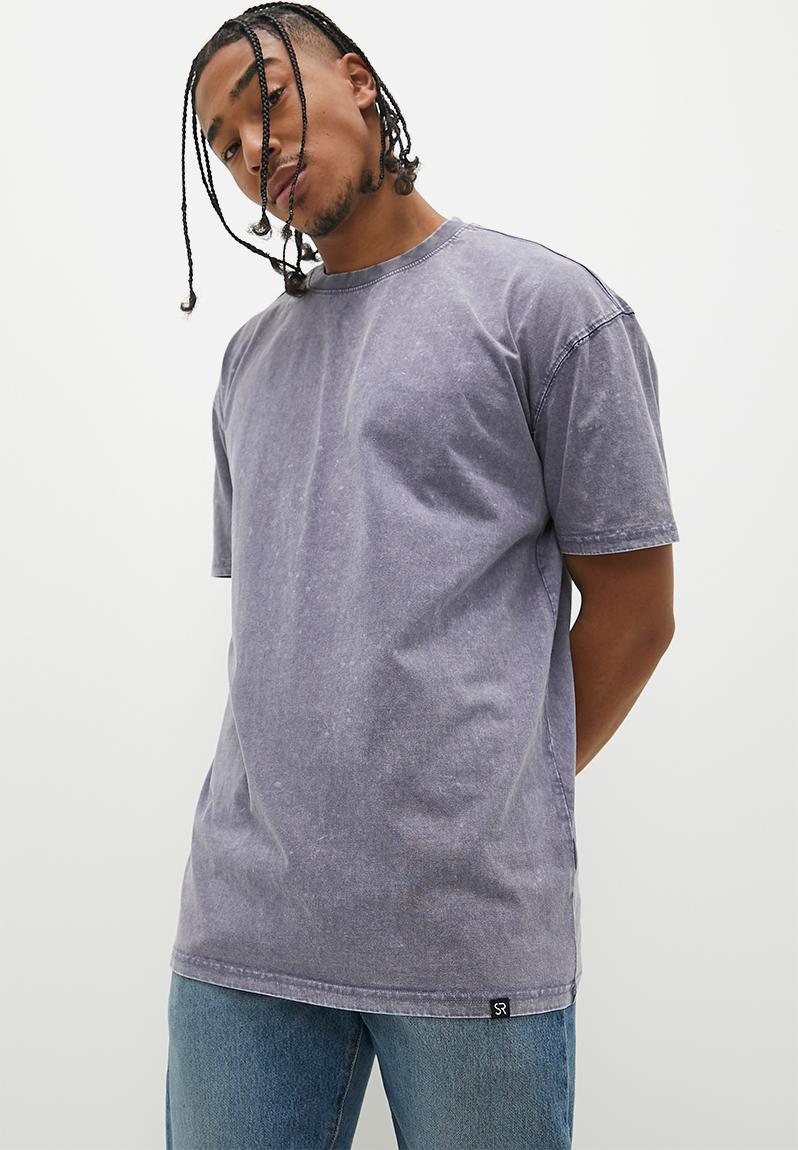S/S Fashion Enzyme wash tee - Indigo Blue1