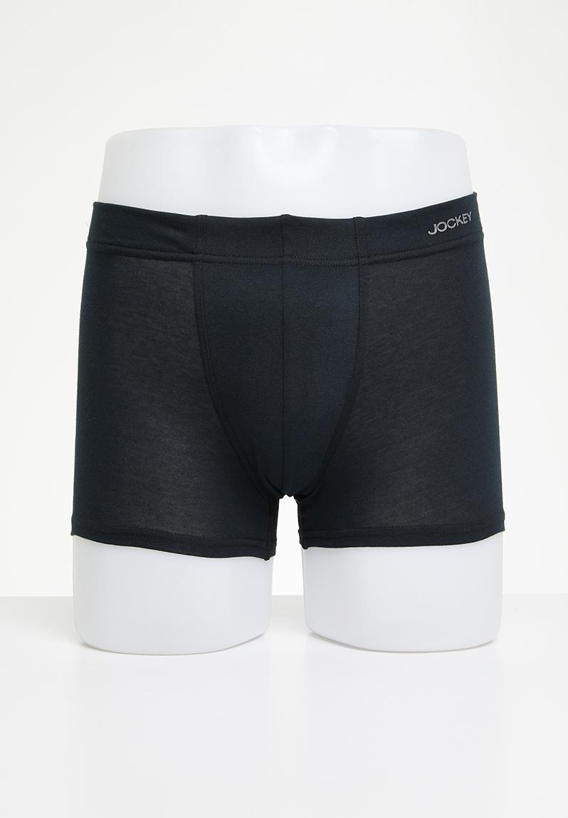 Classic comfort pouch trunks- black
