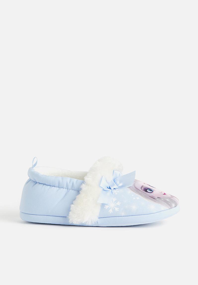 Appliquéd slippers - light blue/frozen - 1209339003