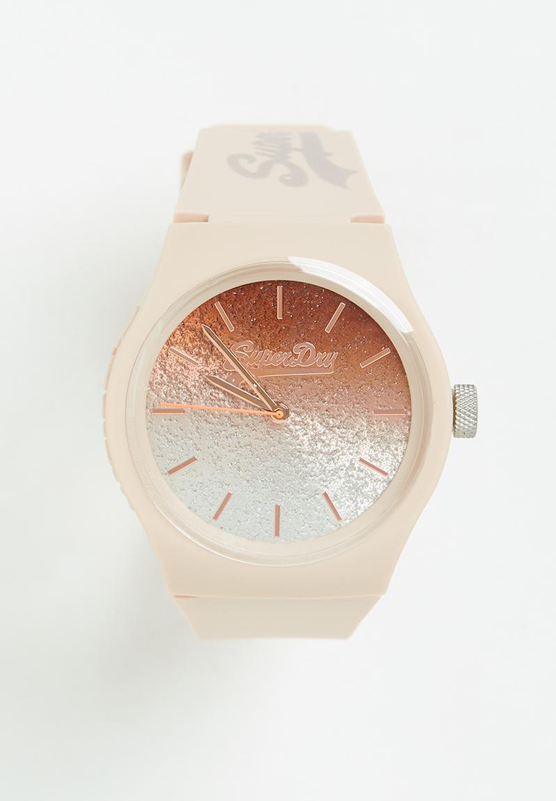 Urban silicone watch - beige