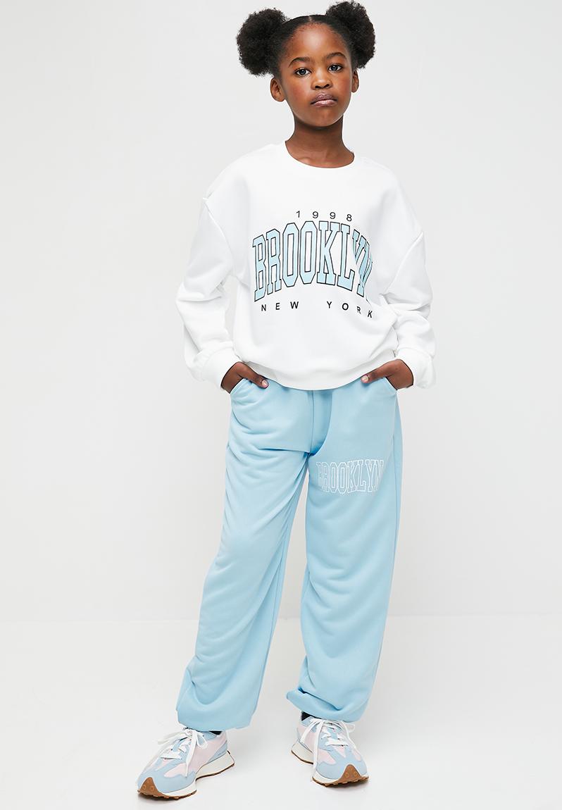 Brooklyn track set - blue & white,1