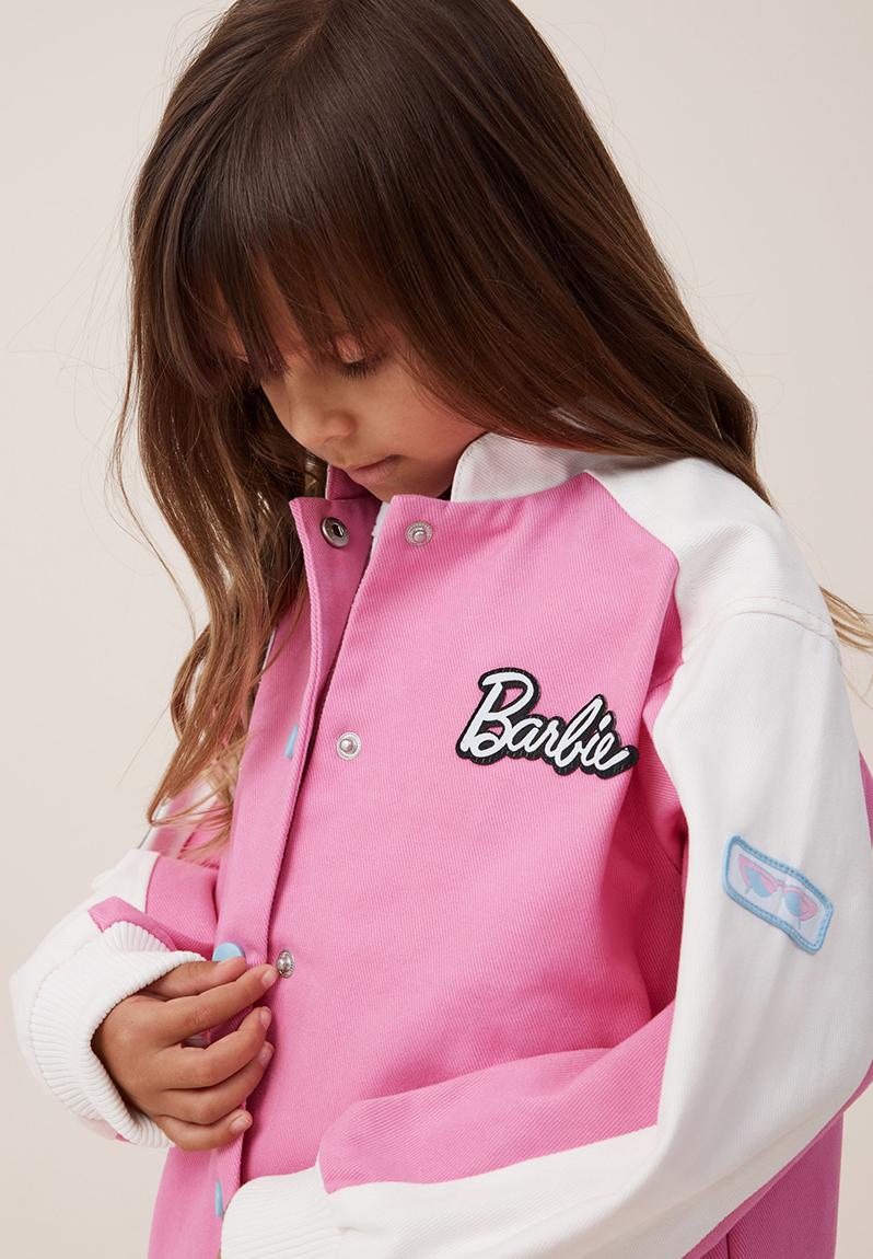 License moto jacket - lcn mat barbie/pink gerbera